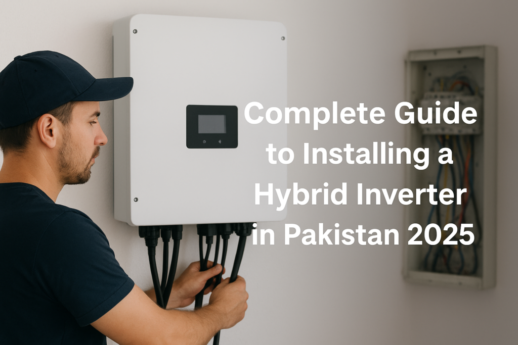 Complete Guide to Installing a Hybrid Inverter in Pakistan 2025
